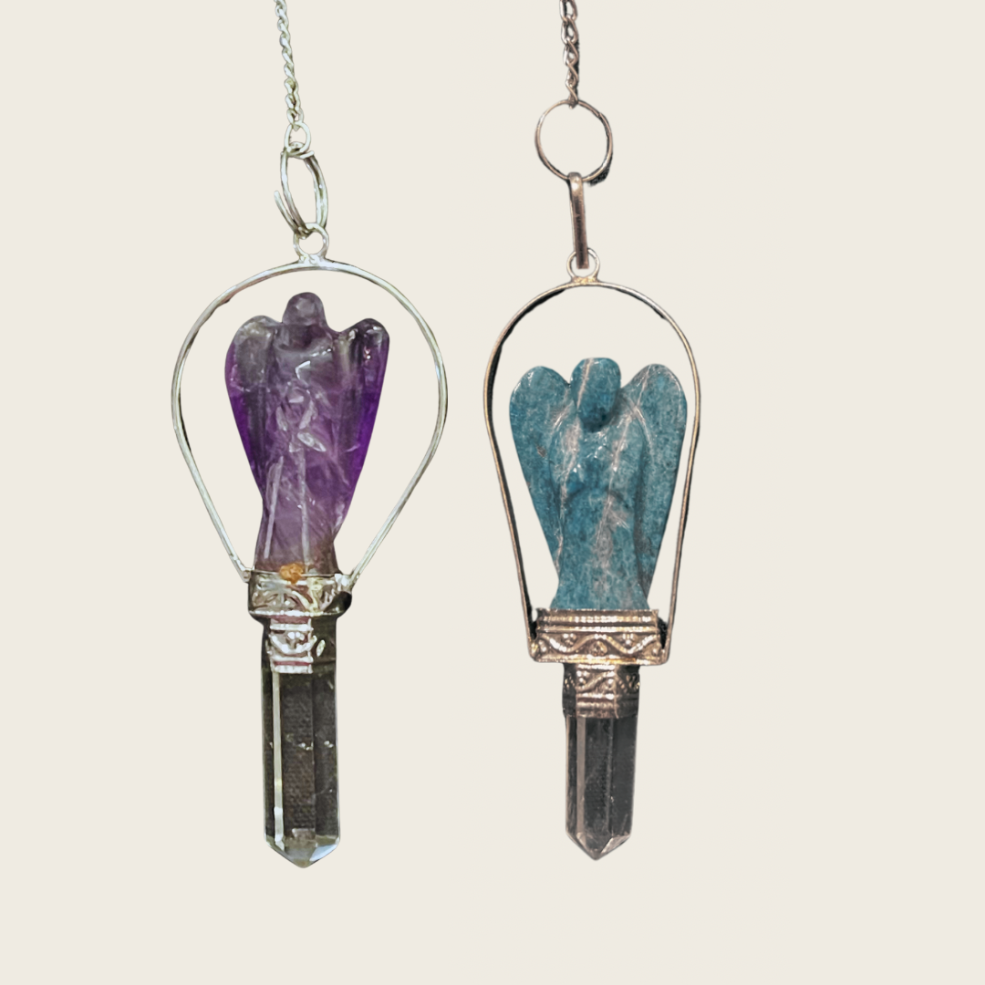 Pendulums Angels Amethyst Lapis Lazuli – Granny Magick Margaret Jamison