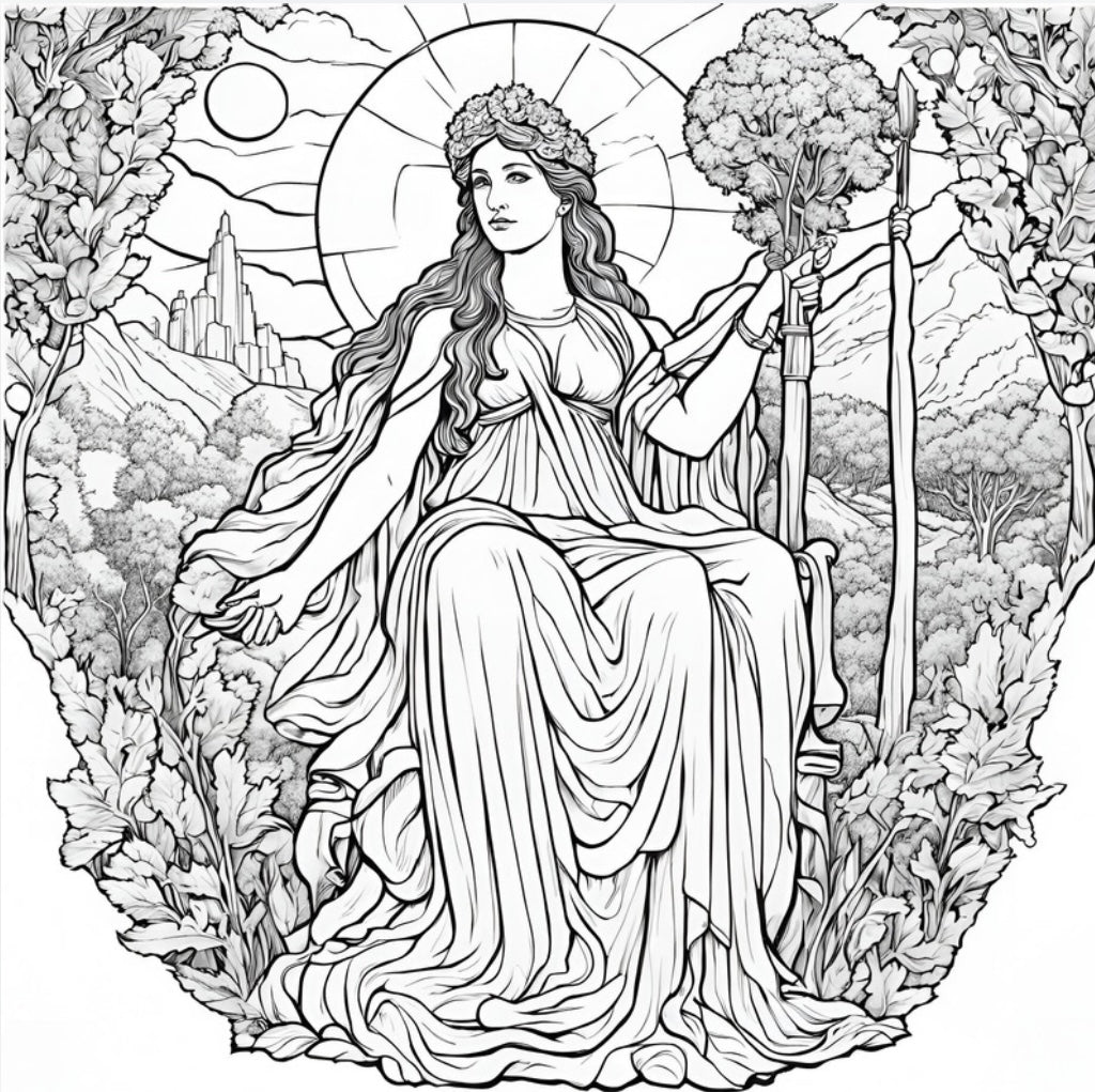 Free Ceres Coloring Sheets – Granny Magick Margaret Jamison
