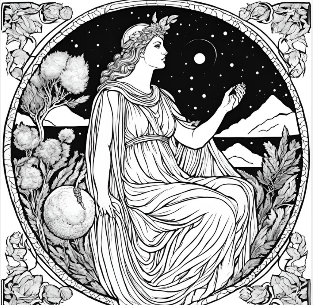 Free Ceres Coloring Sheets – Granny Magick Margaret Jamison