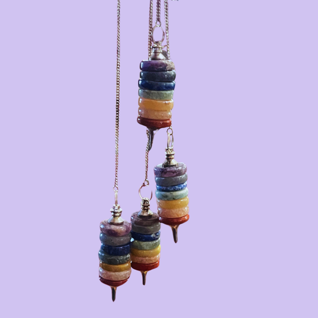 Pendulum 7 Chakra Disks – Granny Magick Margaret Jamison