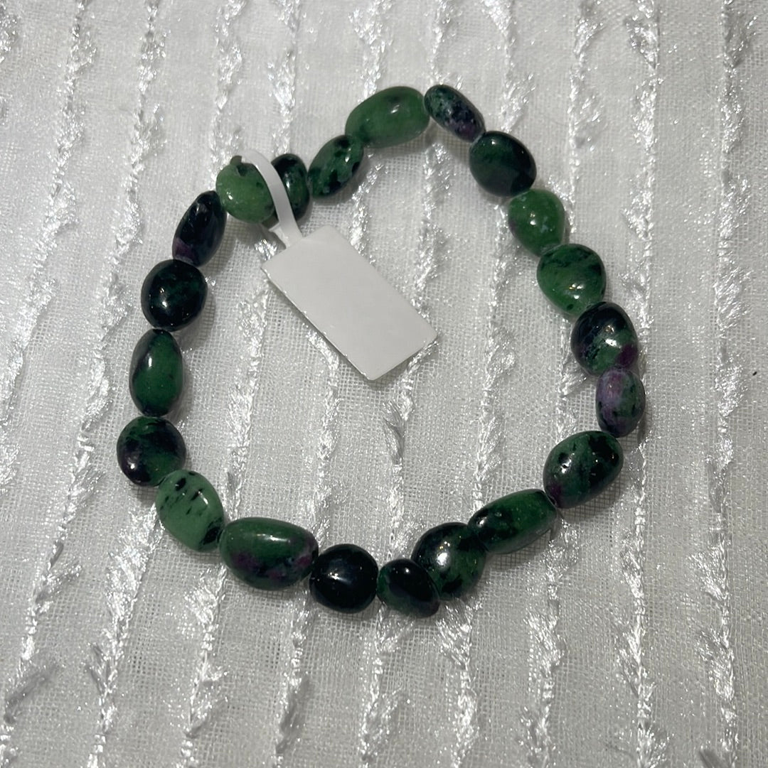 Ruby Zoisite Nugget Bracelet – Granny Magick Margaret Jamison