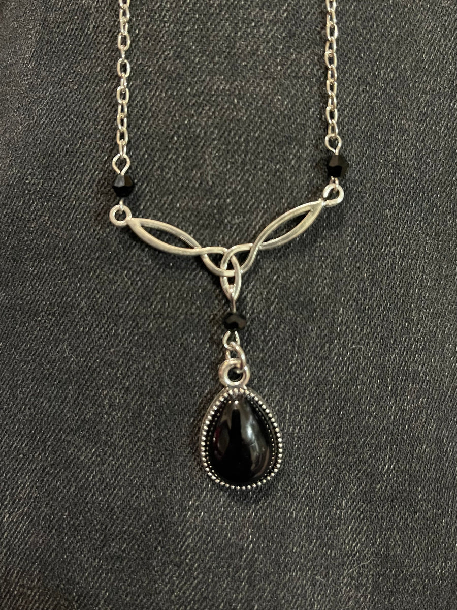 Celtic Knot Triquetra Drop Pendant – Granny Magick Margaret Jamison