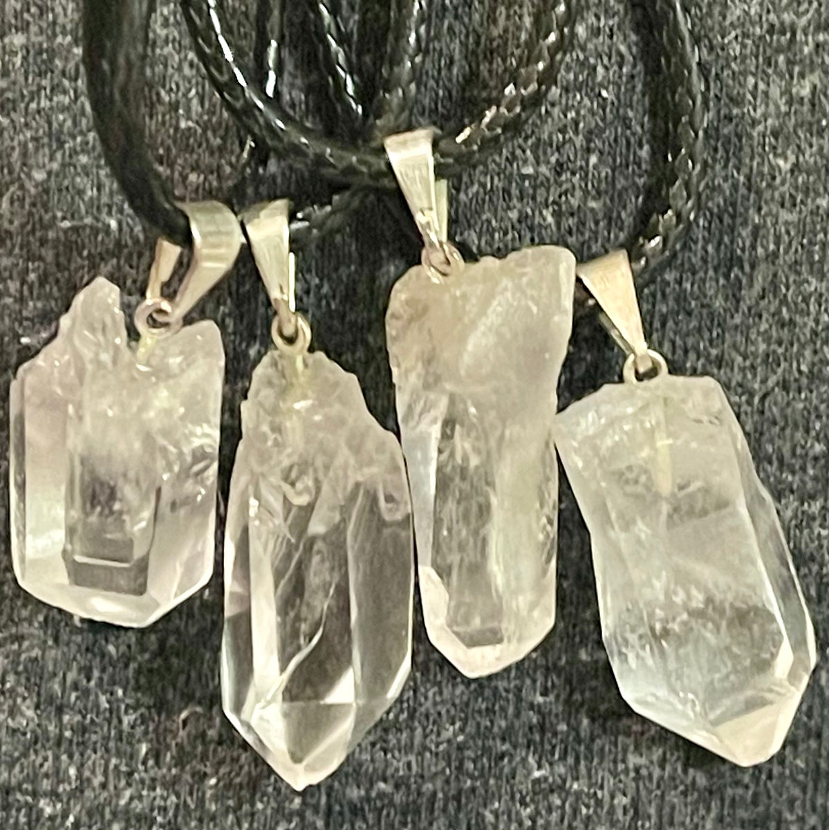 Clear Quartz Rough Pendant – Granny Magick Margaret Jamison
